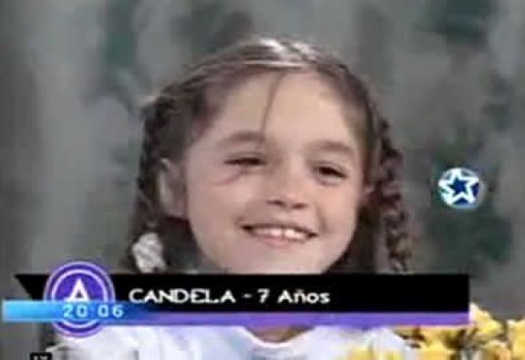 Así fue la primera aparición de Cande Vetrano en la televisión ...
