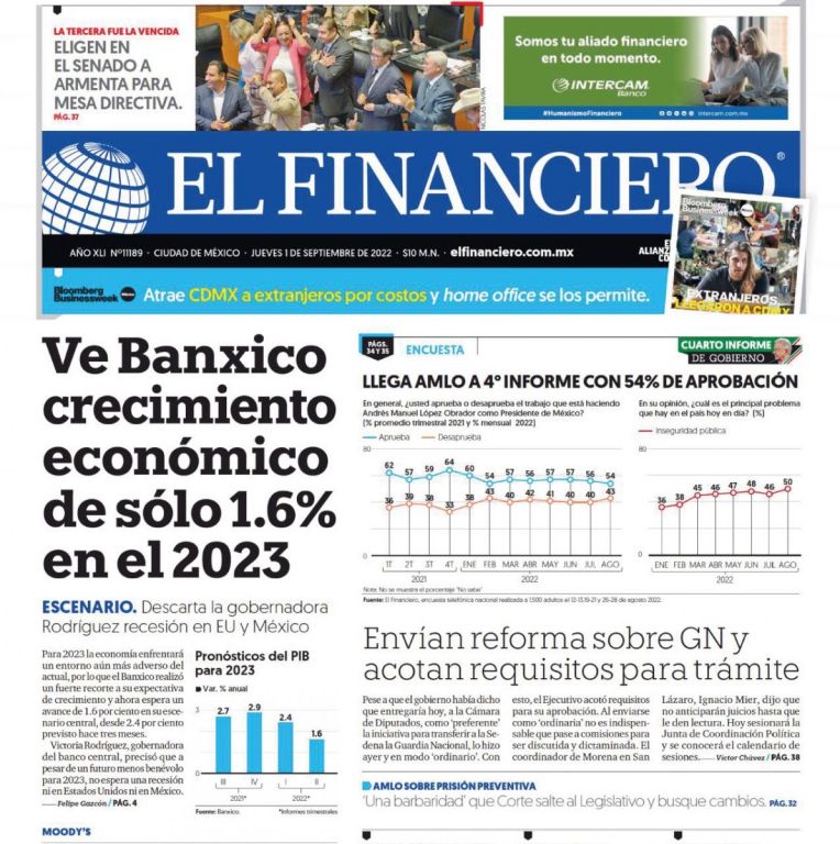 Portadas de los principales diarios nacionales de México | Tus Buenas ...