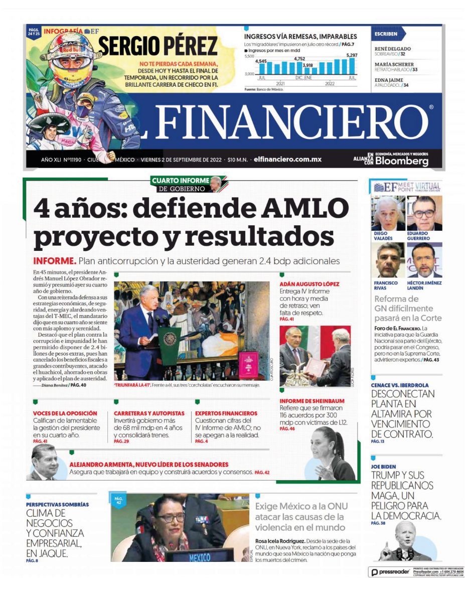 Portadas de los principales diarios nacionales de México | Tus Buenas ...
