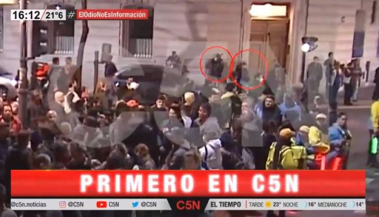 Video: así llegaban Sabag Montiel y su novia a la casa de Cristina ...