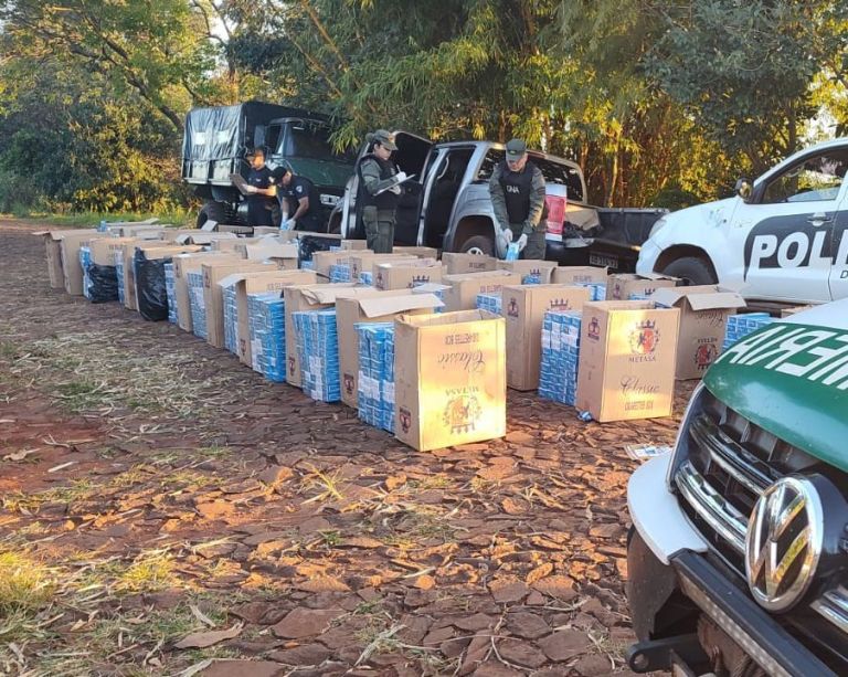 Incautaron 18 mil atados de cigarrillos de contrabando en San Vicente ...