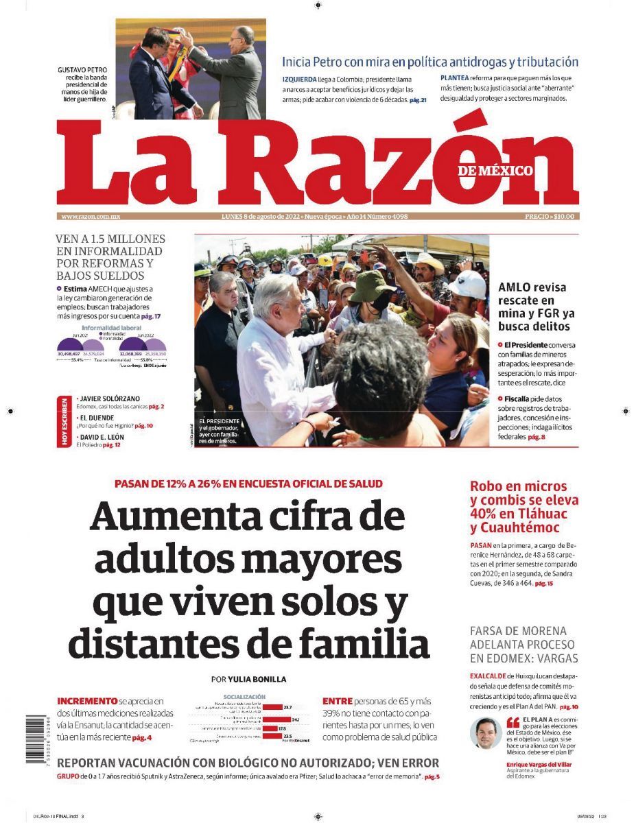Portadas de los principales diarios nacionales de México | Tus Buenas ...